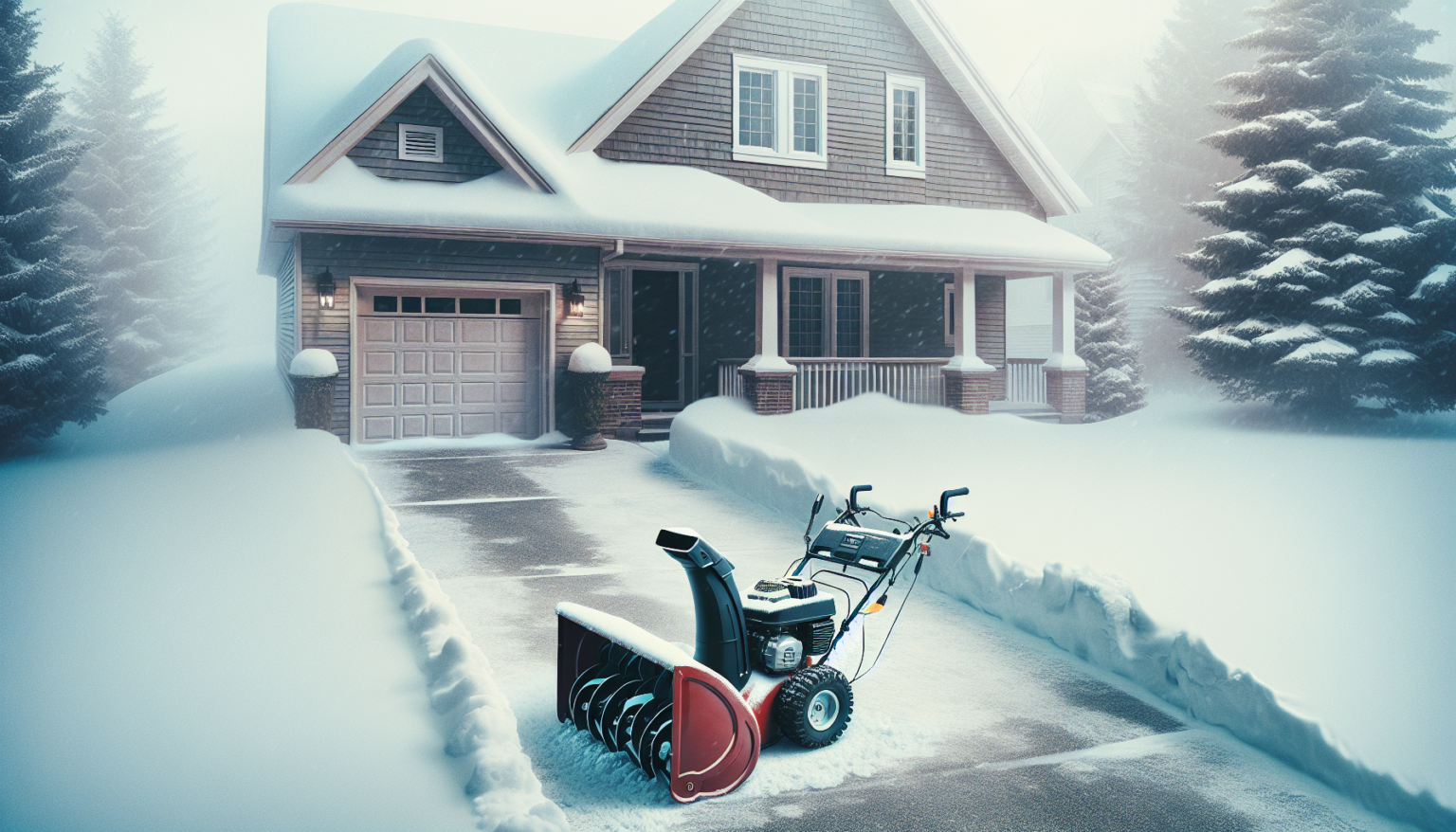 Do Snow Blowers Damage Driveways?