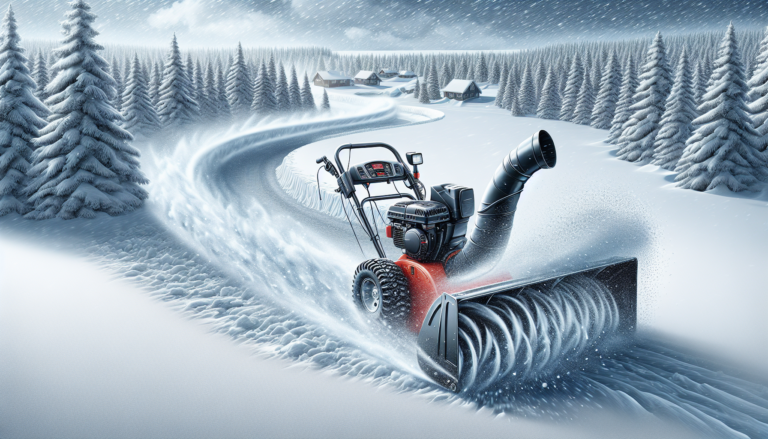 What Is The Best Method For Snow Blowing A Driveway?